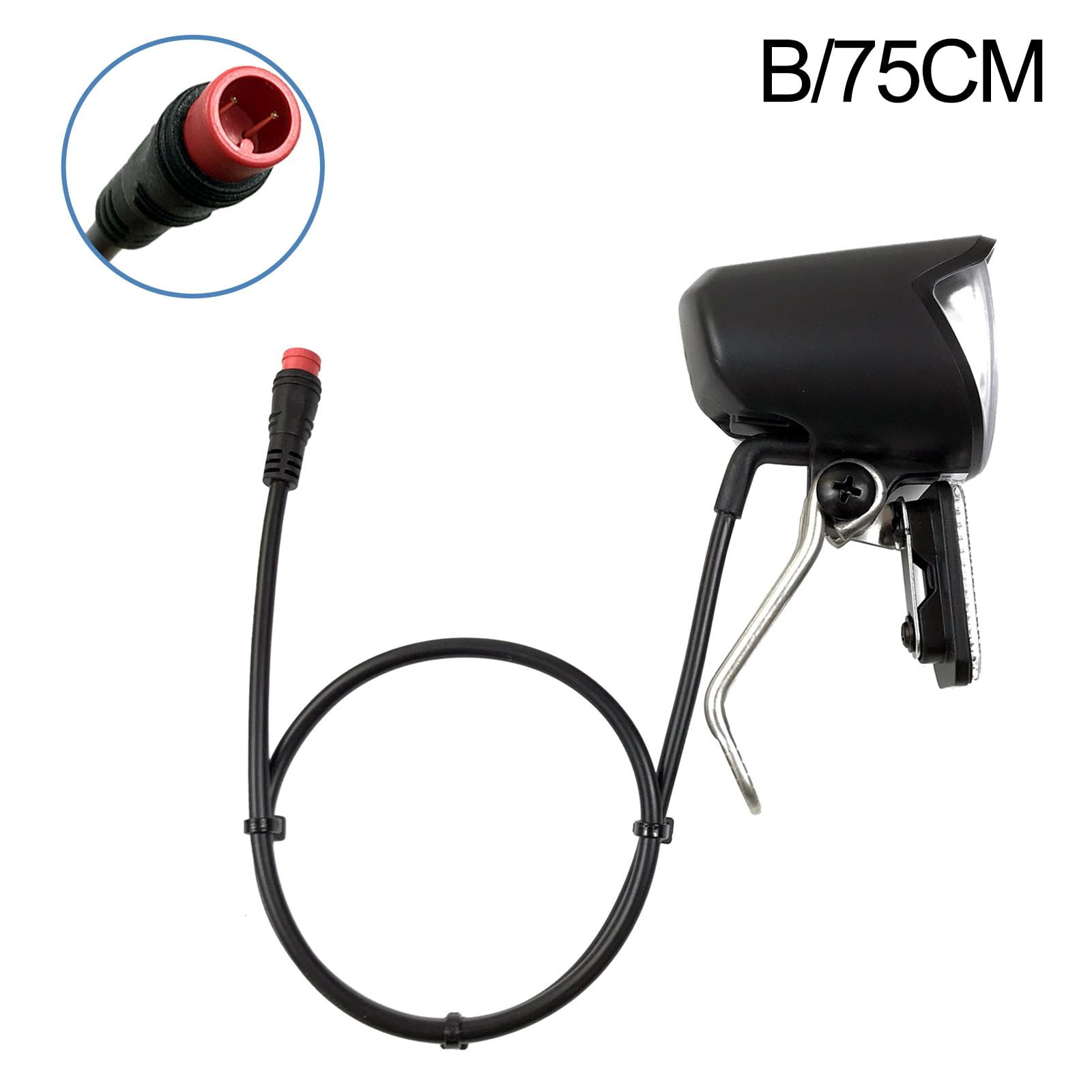 E-Bike LED Headlight Front Light Spotlight Electric 6V-60V Bick ...