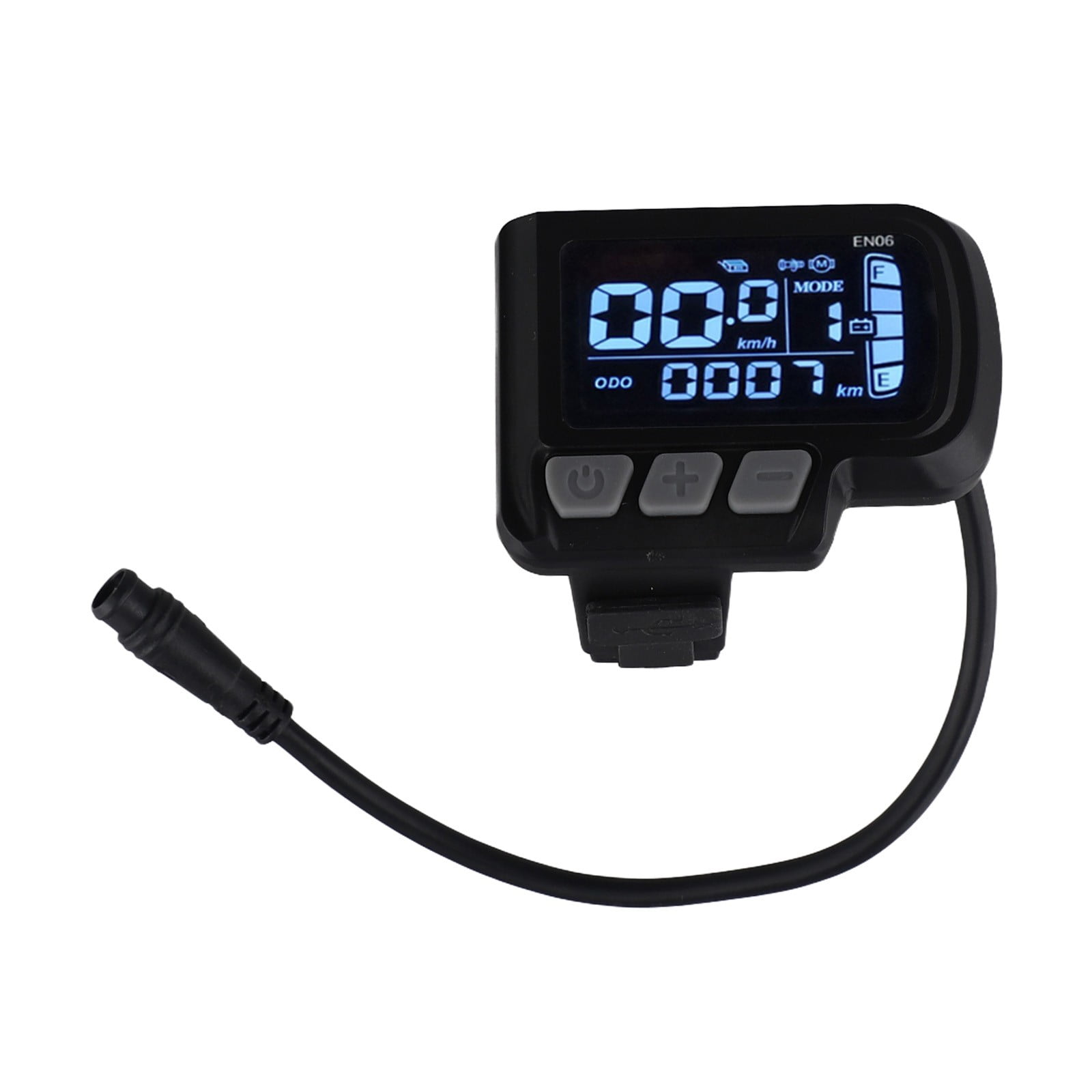 E-Bike Lcd Bike Display Meter Speedmeter with Light Connector 6Pin ...