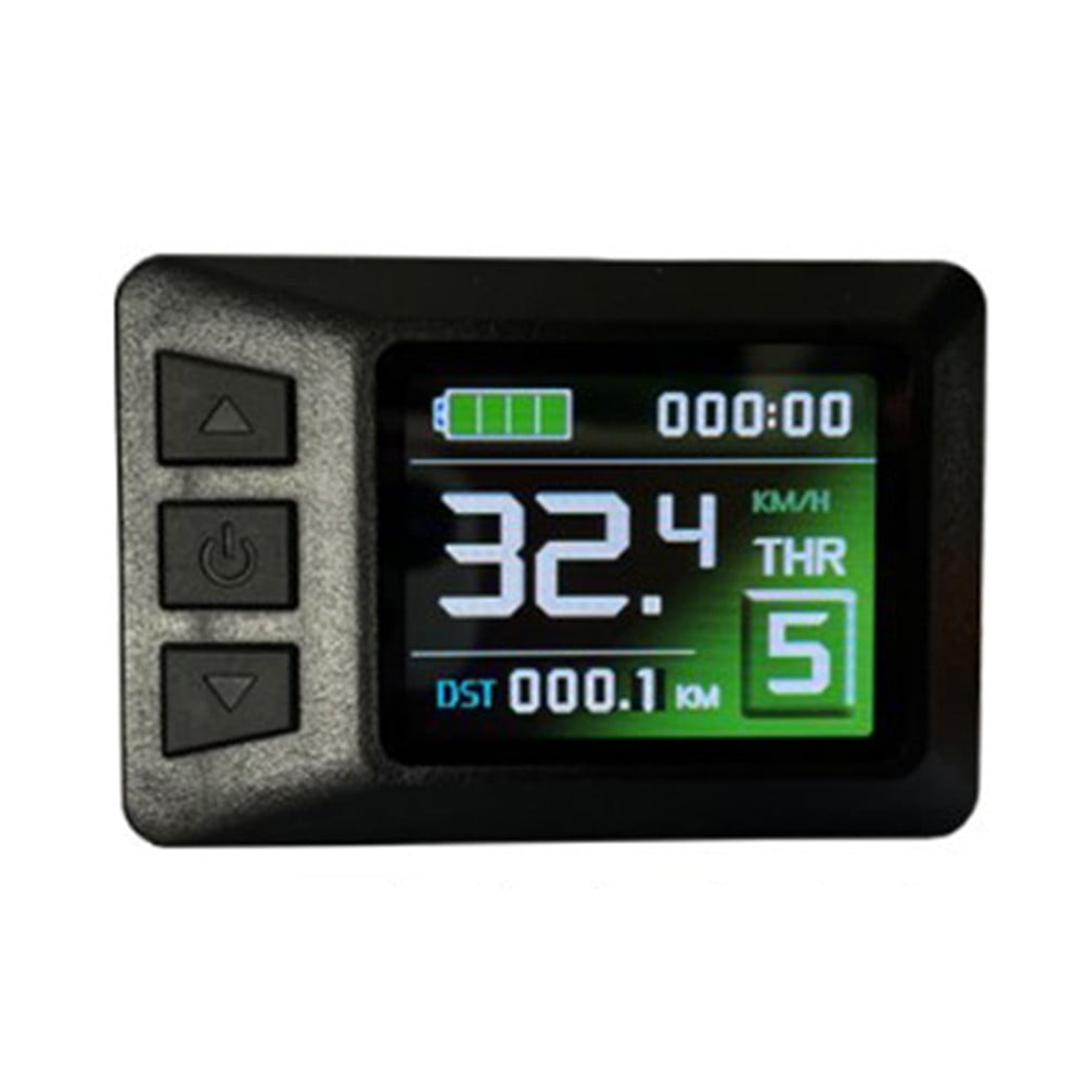 E Bike Meter With For Kt Lcd7C Display Lightweight And Waterproof Suitable For Diy Electric ...