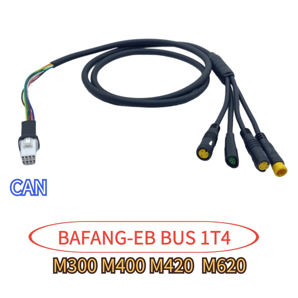 E Bike Motor Cable 1T4 Brake Display Throttle Connector for Bafang 00 G330 G510 M620 with UART ...