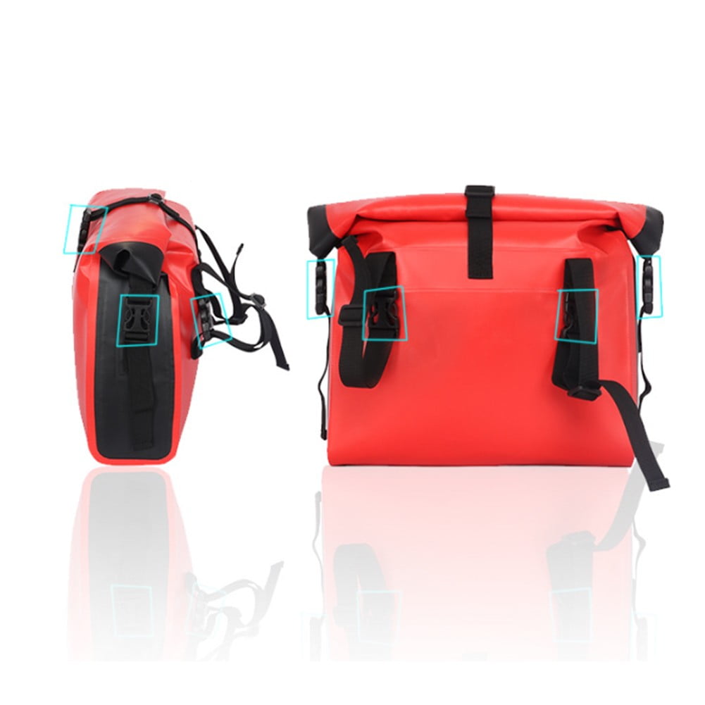 E-Bike Pannier Bag 10L Waterproof Pvc Saddlebag For Scooter And Baby ...