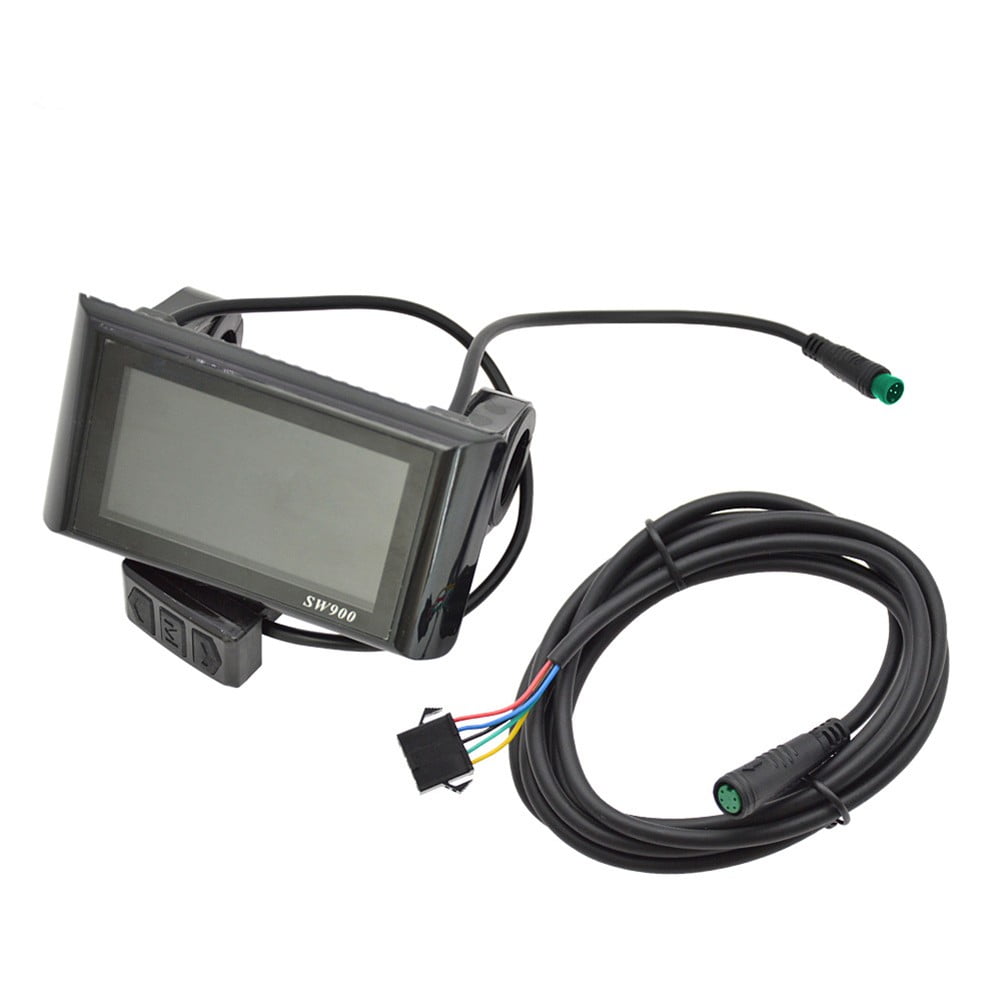 E-bike SW900 LCD Colorful Display Control Panel 24-60V Electric Bicycle ...