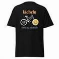 E-Bike T-Shirt “Smile without cackling” – Funny gift for e-bike riders, bike lovers and e ...