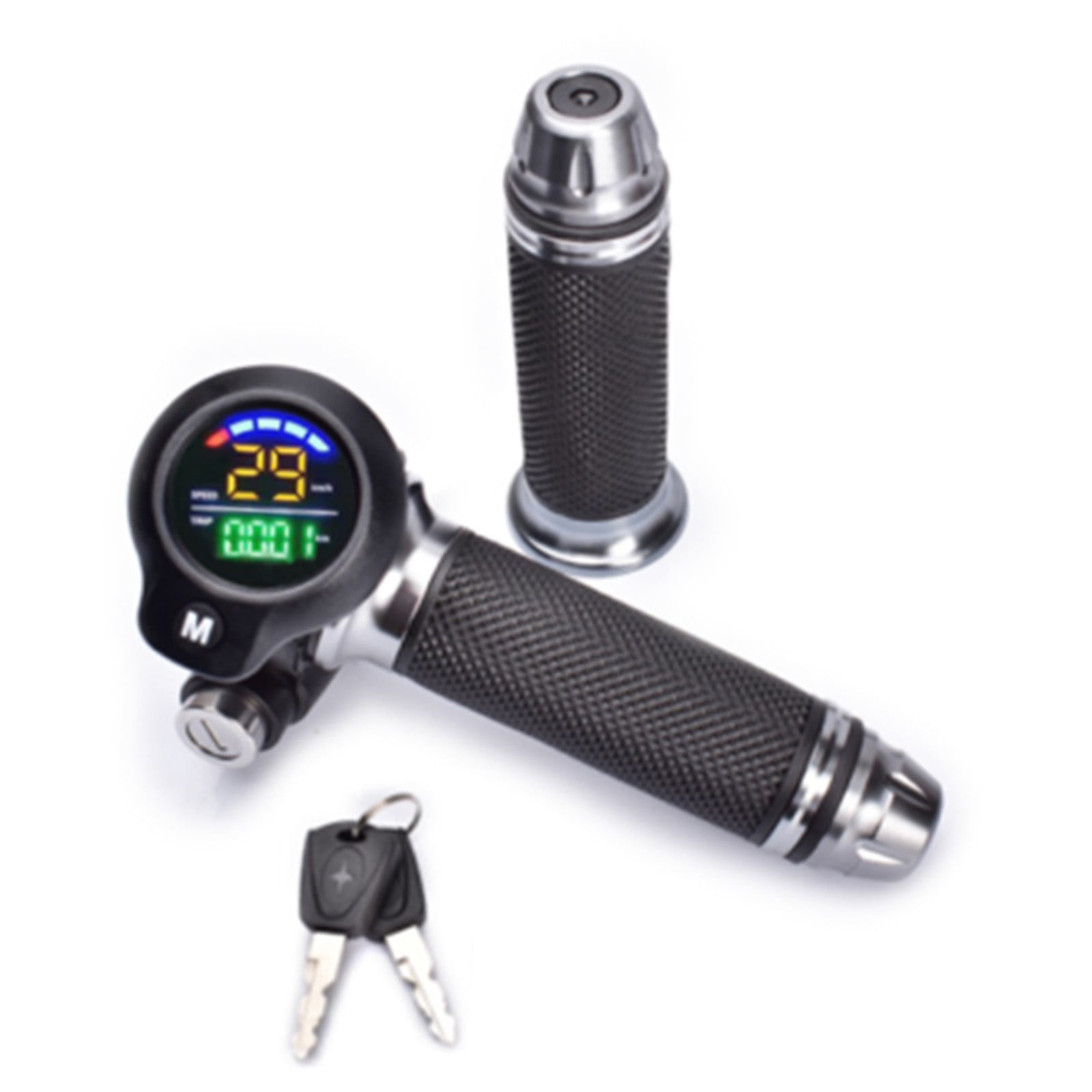 E-Bike TwistThrottle 24-72V Electric Scooter Bicycle Grip Handlebar LED ...