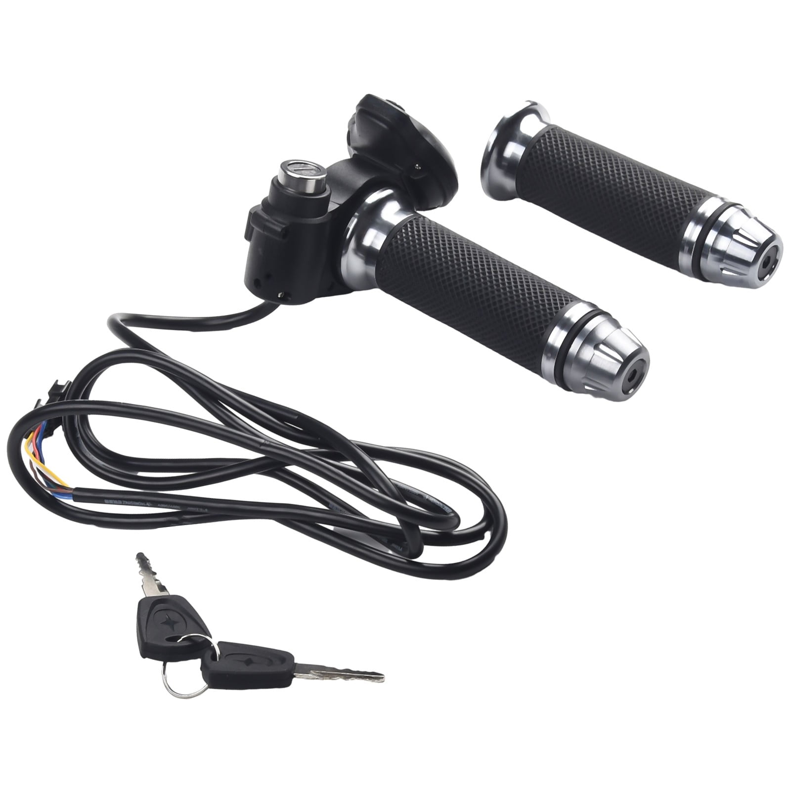 E-Bike Twistthrottle 24-72V Electric Scooter Bicycle Grip Handlebar Led ...