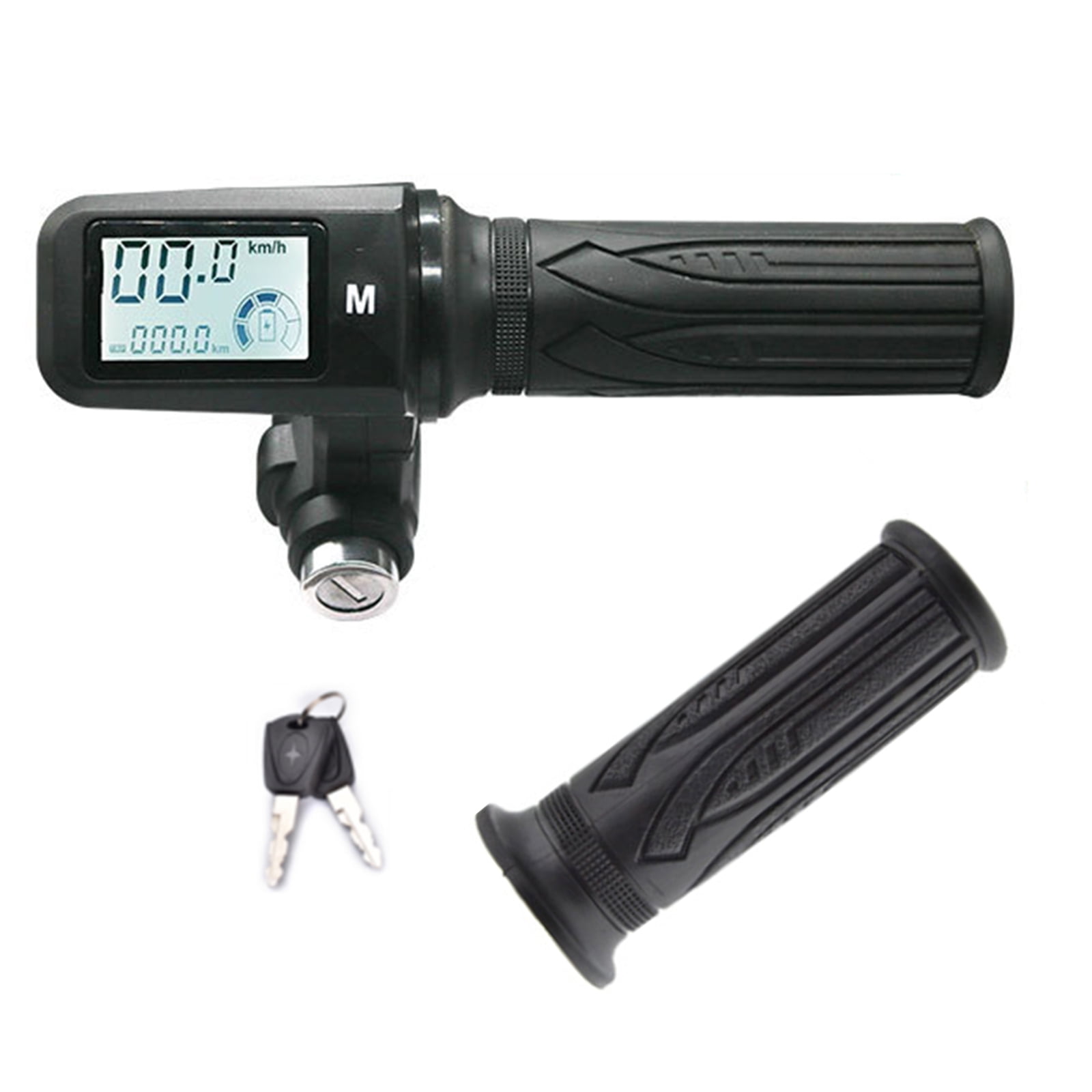 E-Bike Twistthrottle 24-72V Electric Scooter Bicycle Grip Handlebar Led ...