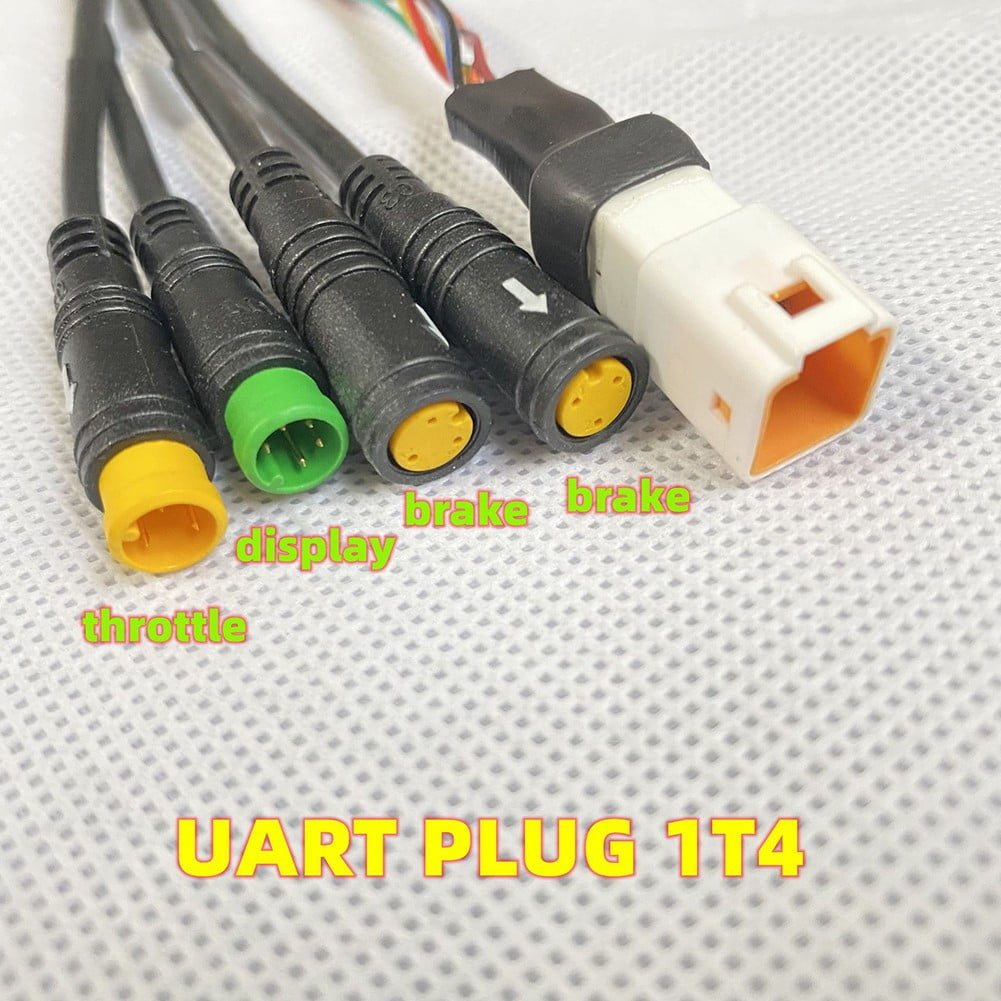 E-Biketorque Motor 1T4 Cable for Bafang M400 G330 G510 M620 Can/Uart Protocol - Walmart.com