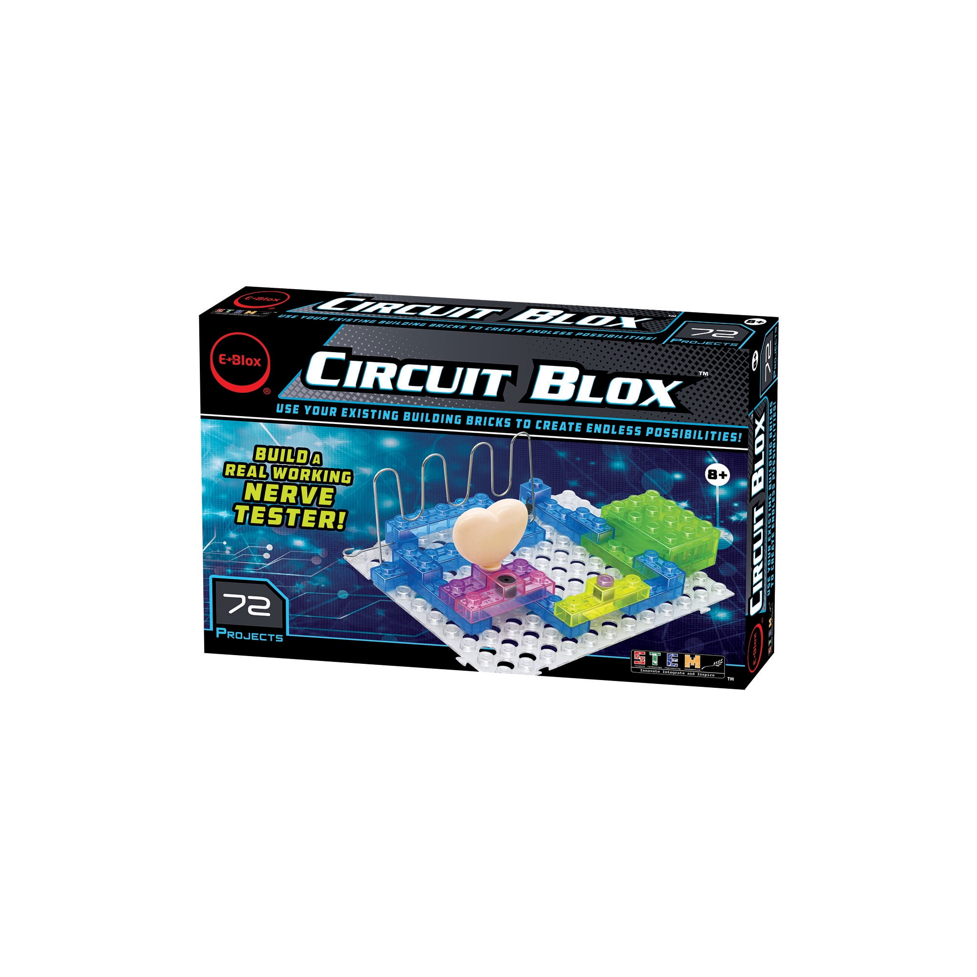 E-Blox Circuit Blox 72 Electronic Block Building Kit Model Kit - Walmart.com
