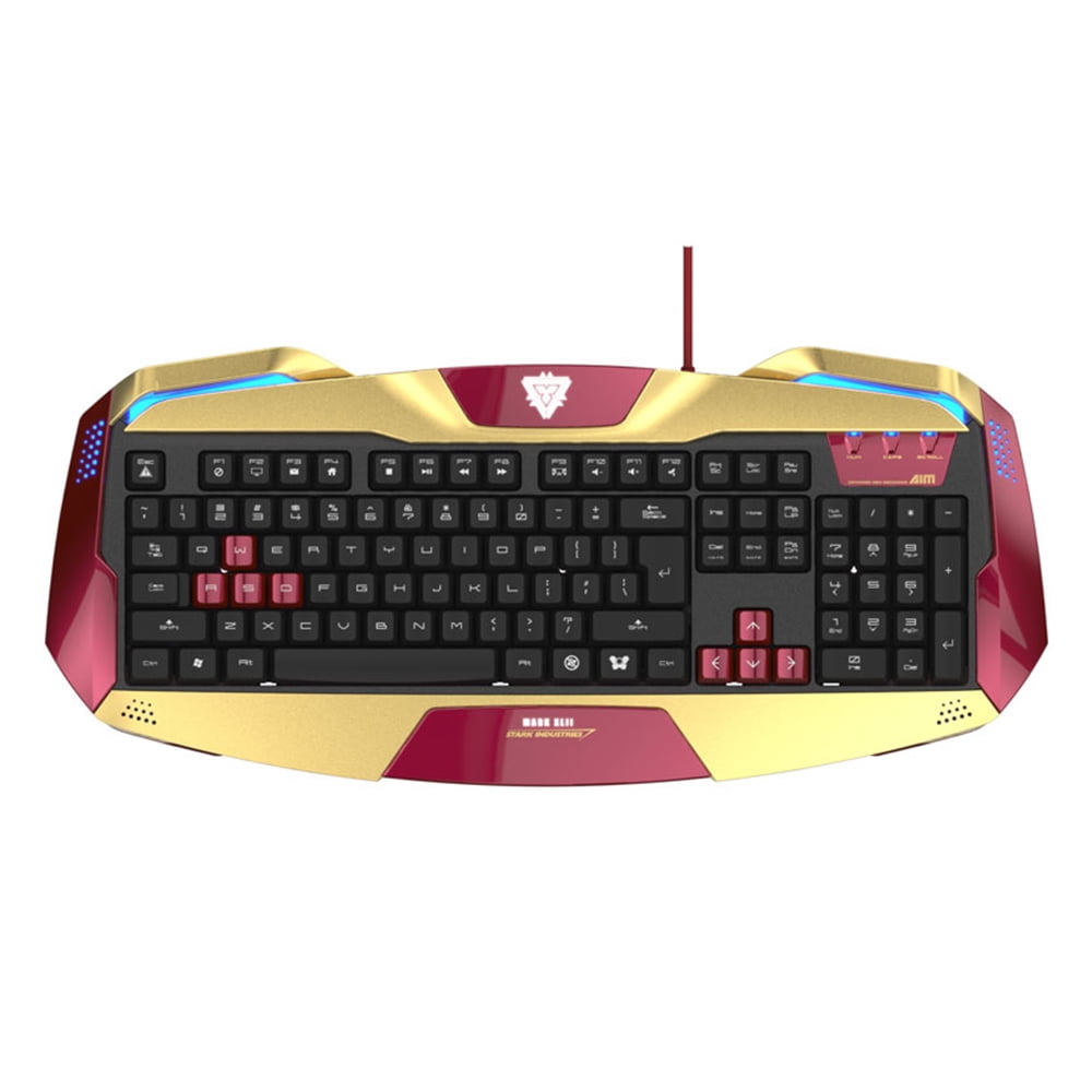 E-Blue IRON MAN 3 Floating Backlight Keyboard - Walmart.com