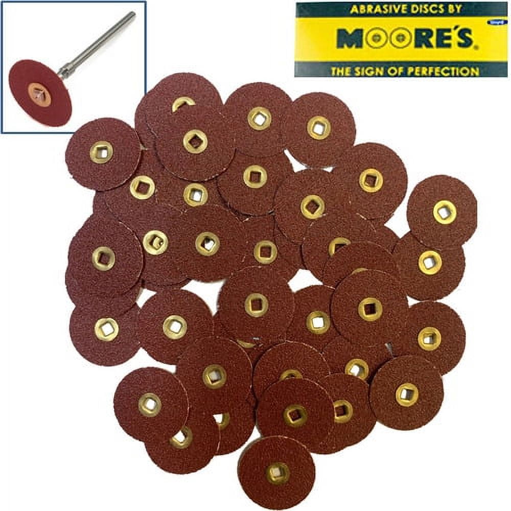 E C Moore's Adalox COARSE 7/8" Sanding Disc Snap On Metal Center Pack ...