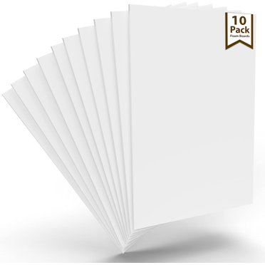 BESTONZON 10Pcs Large Foam Boards for DIY Projects, Print, Bulk Sheet ...