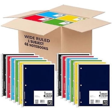 Pukka Pad, 5 Subject Spiral Notebook 12-Pack with Repositionable ...