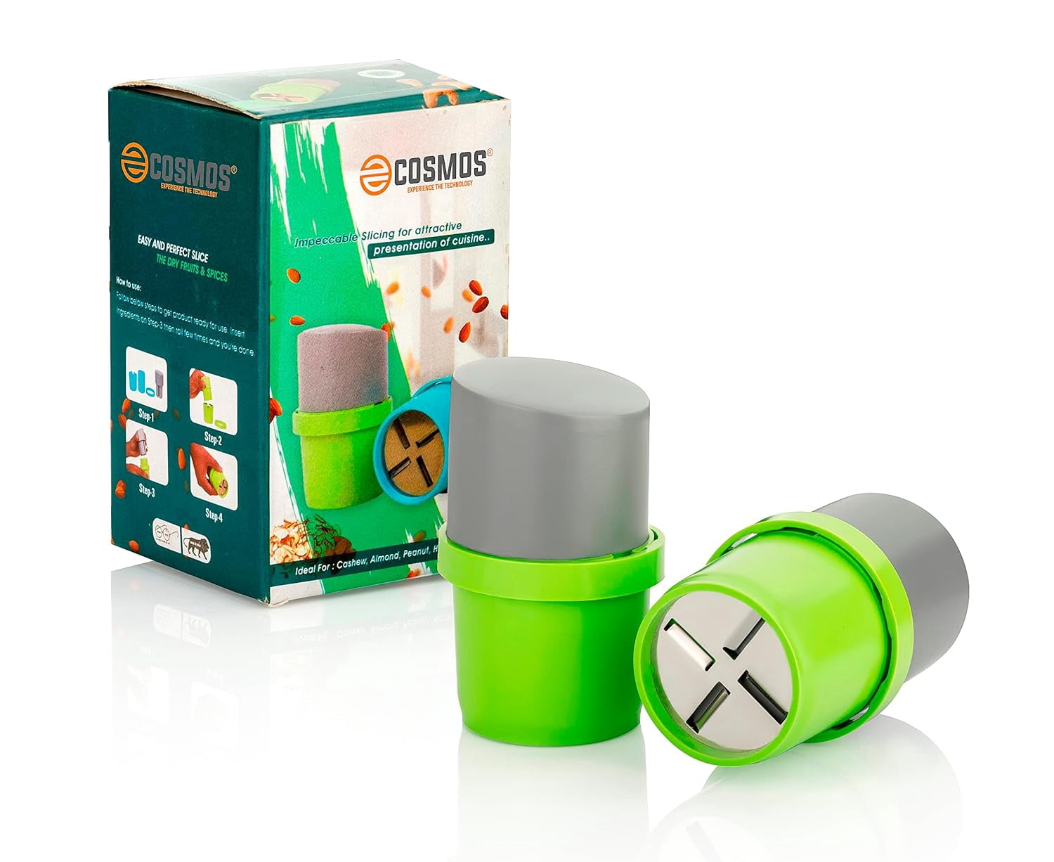 E-COSMOS Dry Fruit Cutter, Grinder, Chocolate Cutter, Slicer for Pista ...