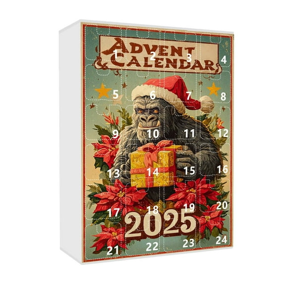 E Christmas Advent Calendar With 24 Days Of Surprises Style E ...