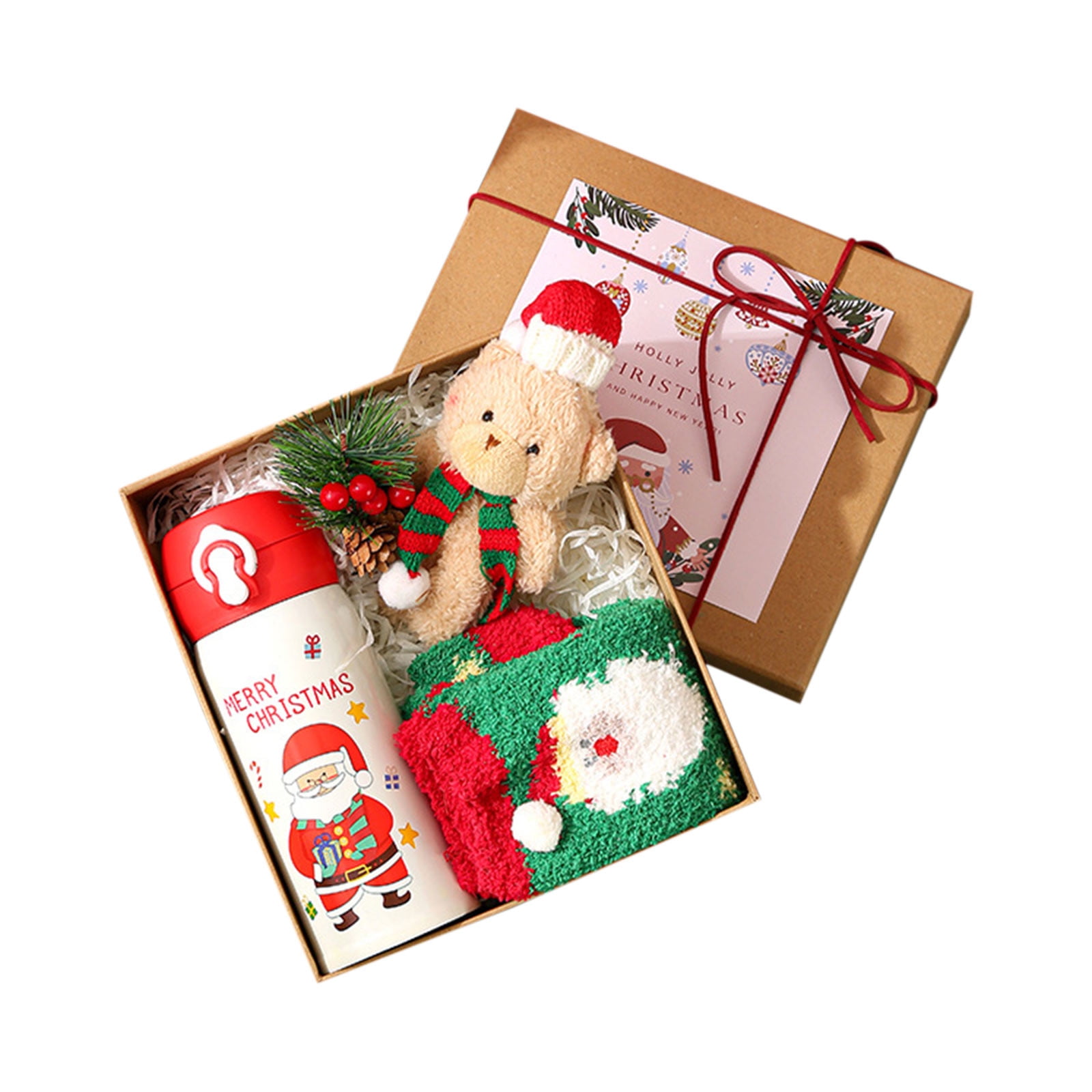 E Christmas Gift Box Set Holiday Souvenirs Christmas Eve Gifts With ...