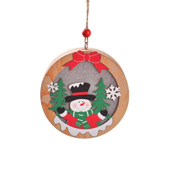 E Christmas Light Tree Led Star Shape Hanging Ornaments, Glowing Deer ...