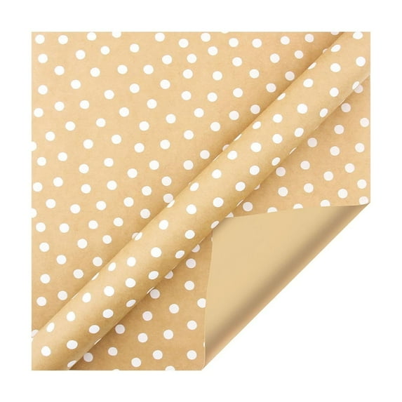 E Christmas Patterns On Kraft Paper For Large Gift Wrapping - Walmart.com