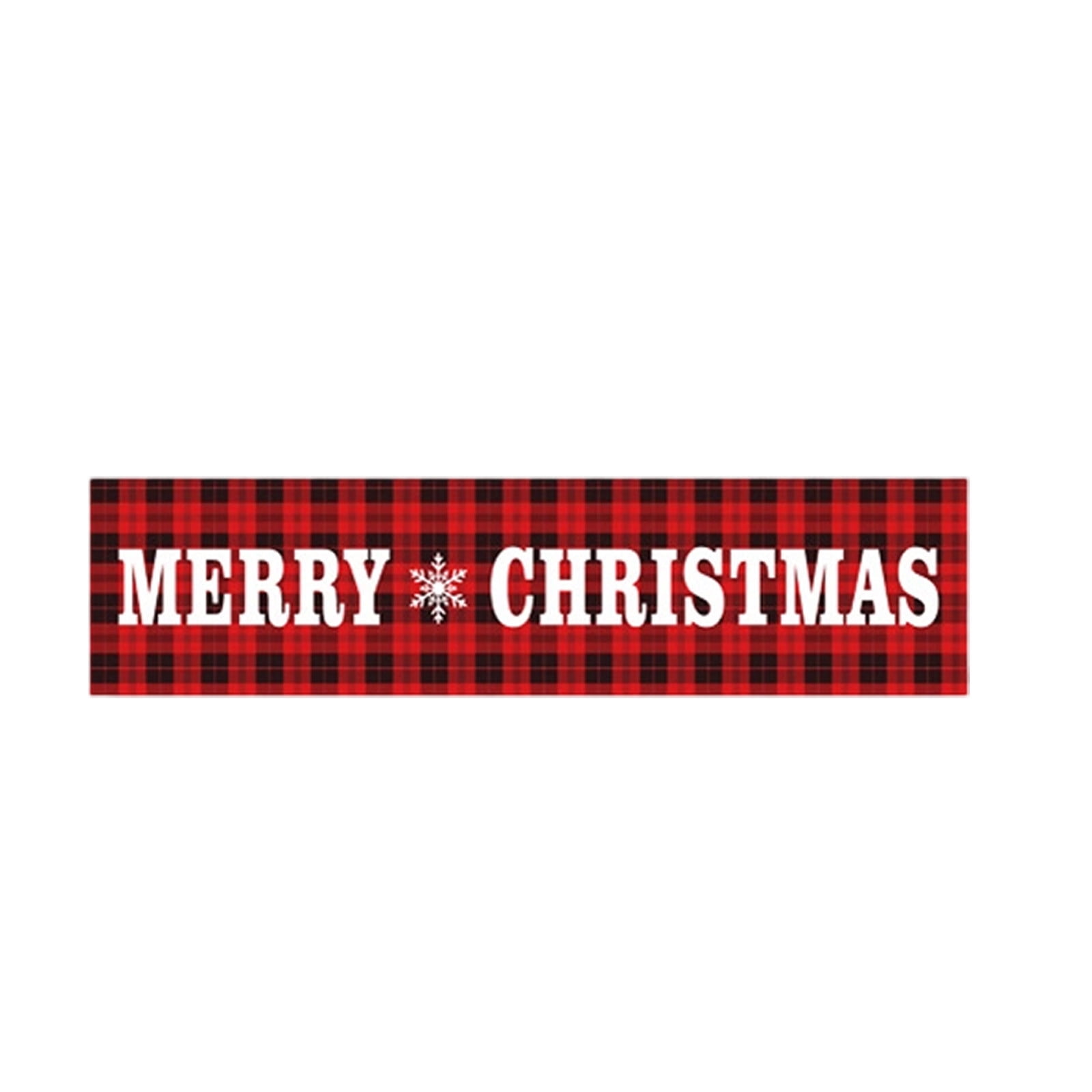 E Christmas Themed Banner With Colorful Patterns For Wall And Door ...