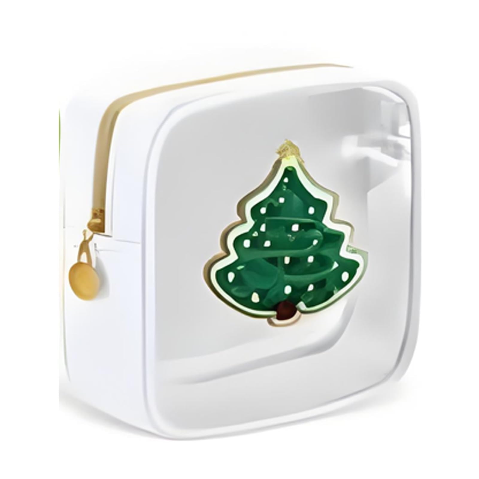 E Christmas Travel Makeup Bag Mini Holiday Gift Pouch For Cosmetics ...