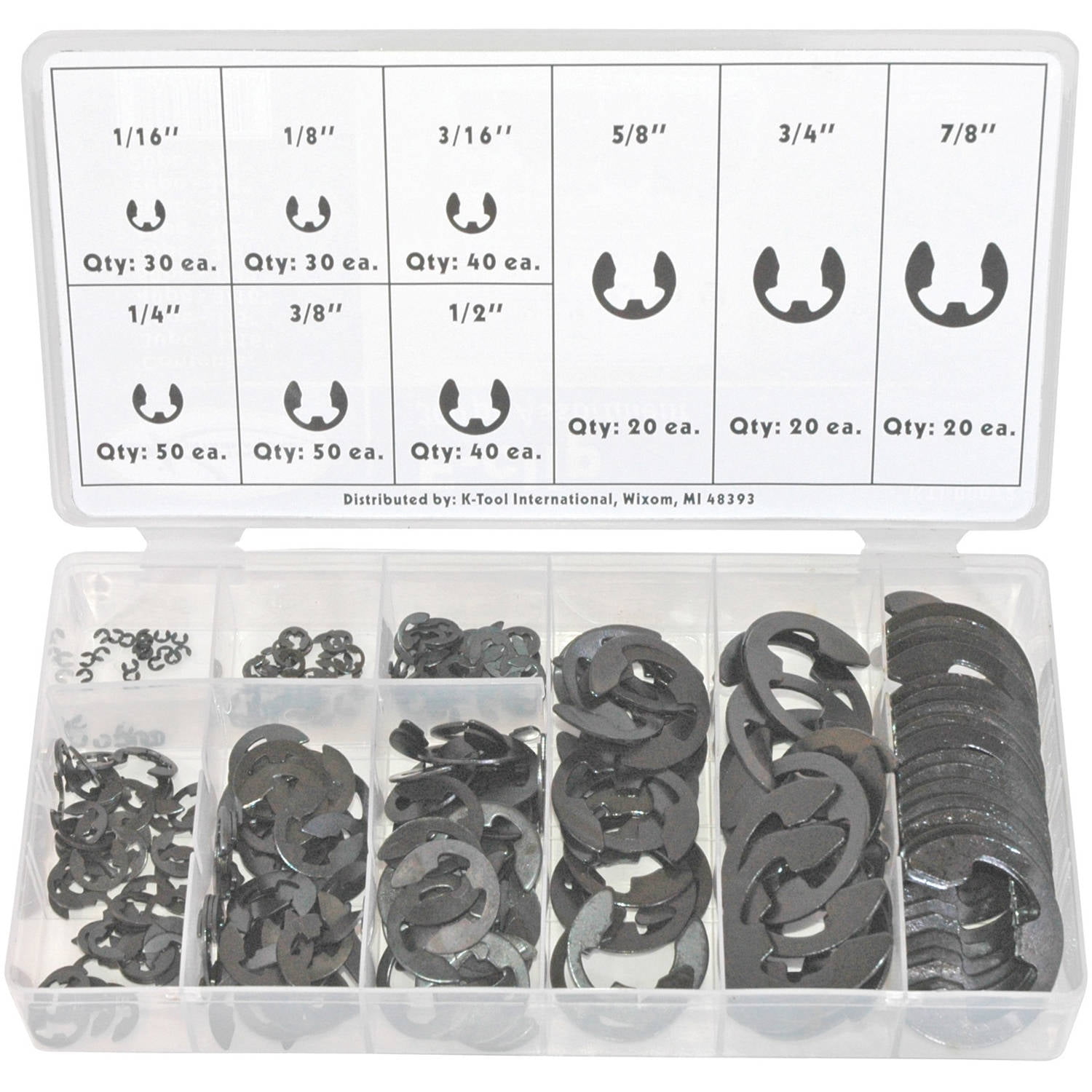 E Clip Assortment Kit, 300-Piece - Walmart.com