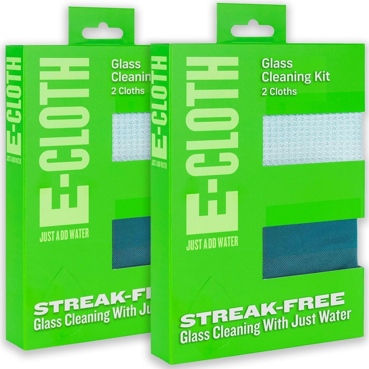 E-Cloth 2-Pack Window Cleaning Cloth - Streak-Free Glass & Mirror ...