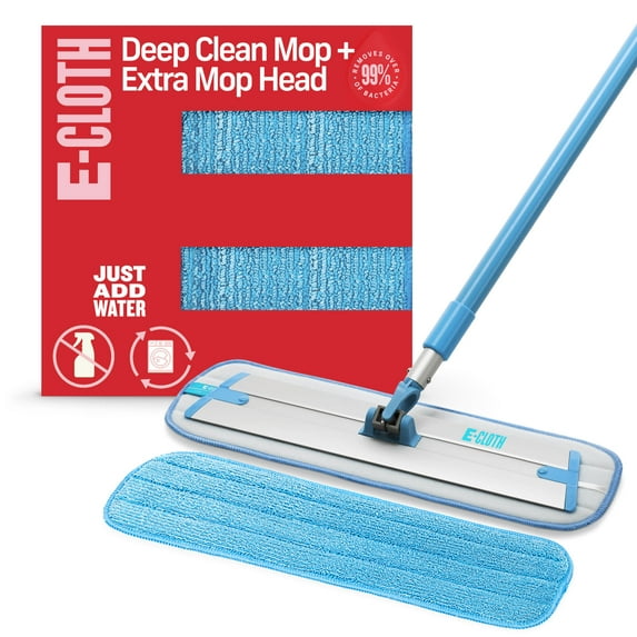 E-Cloth Deep Clean Mop + 1 Replacement Microfiber Head - Walmart.com