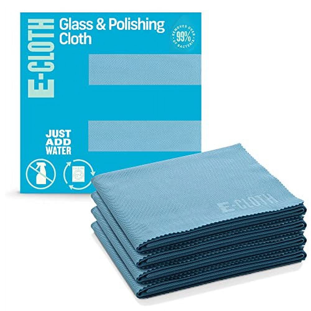 E-Cloth Glass & Polishing Cloths, Premium Microfiber Glass Cleaner ...