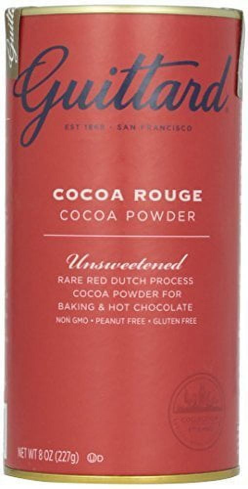 E Cocoa Powder, Unsweetened Rouge Red Dutch Process Cocoa, Two (2) 8Oz ...