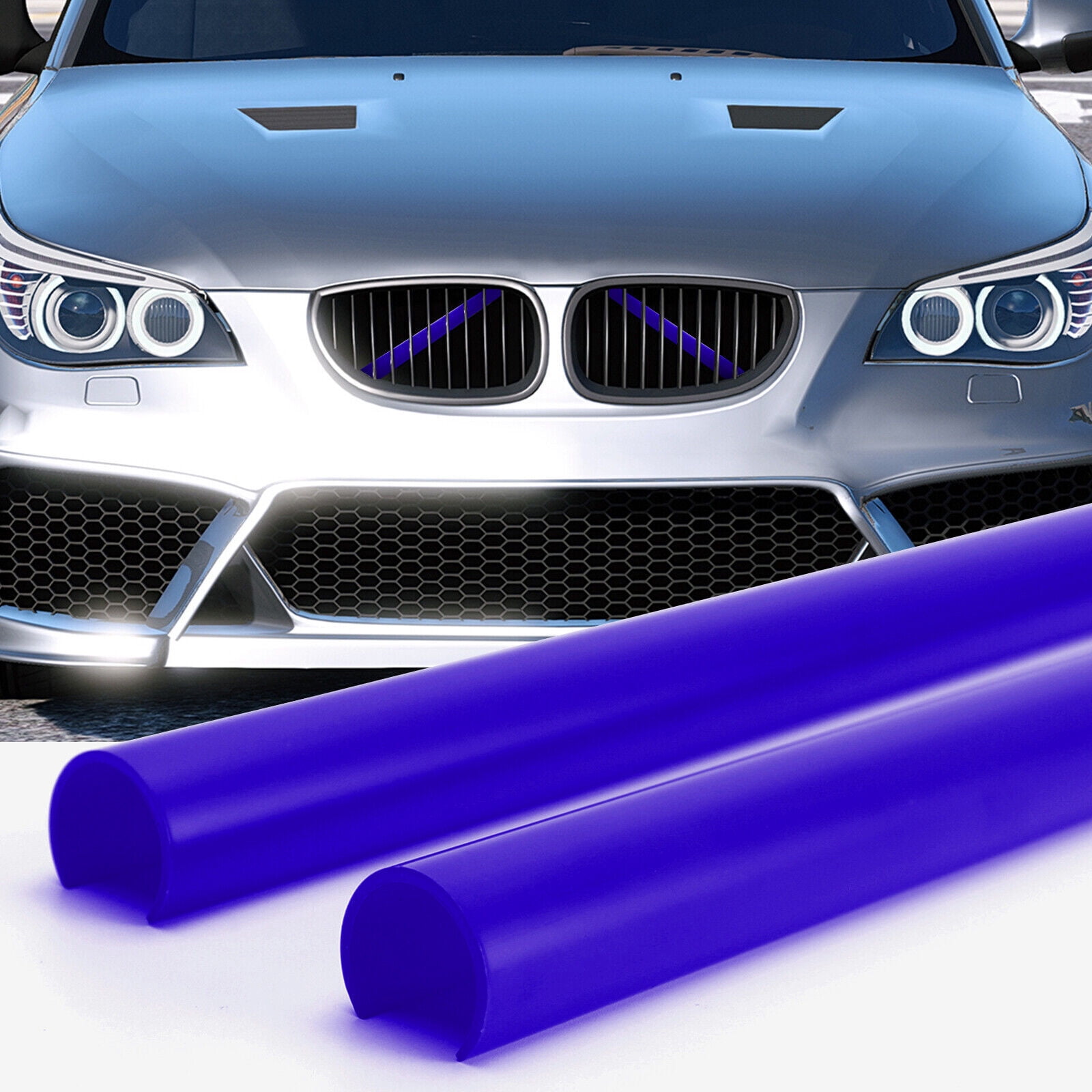 #E Color Support Grill Bar V Brace Wrap For BMW E60 Blue D1 - Walmart.com