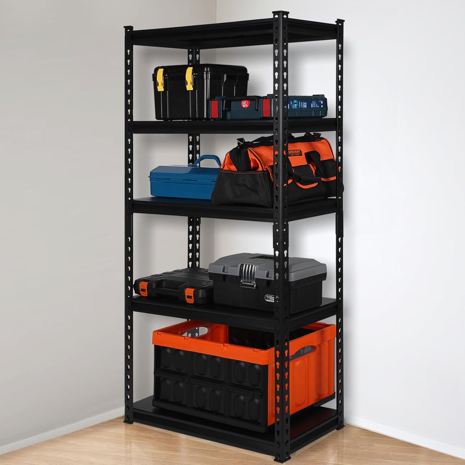E-Commerce Garage Shelving 28" W x 12" D x 60" H, 5 Tier Storage ...