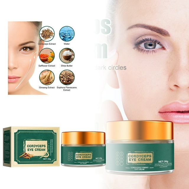 [E Cordyceps Eye ] Reduce Dark Circles Puffiness Fine Lines Hydrate ...