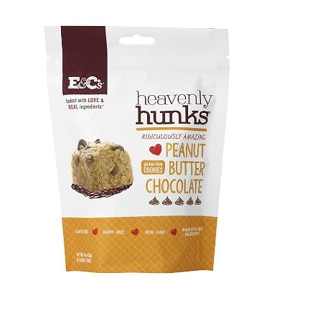 E & Cs Snacks 6 oz Cookie Peanut Butter Chocolate Gluten Free - Pack of ...