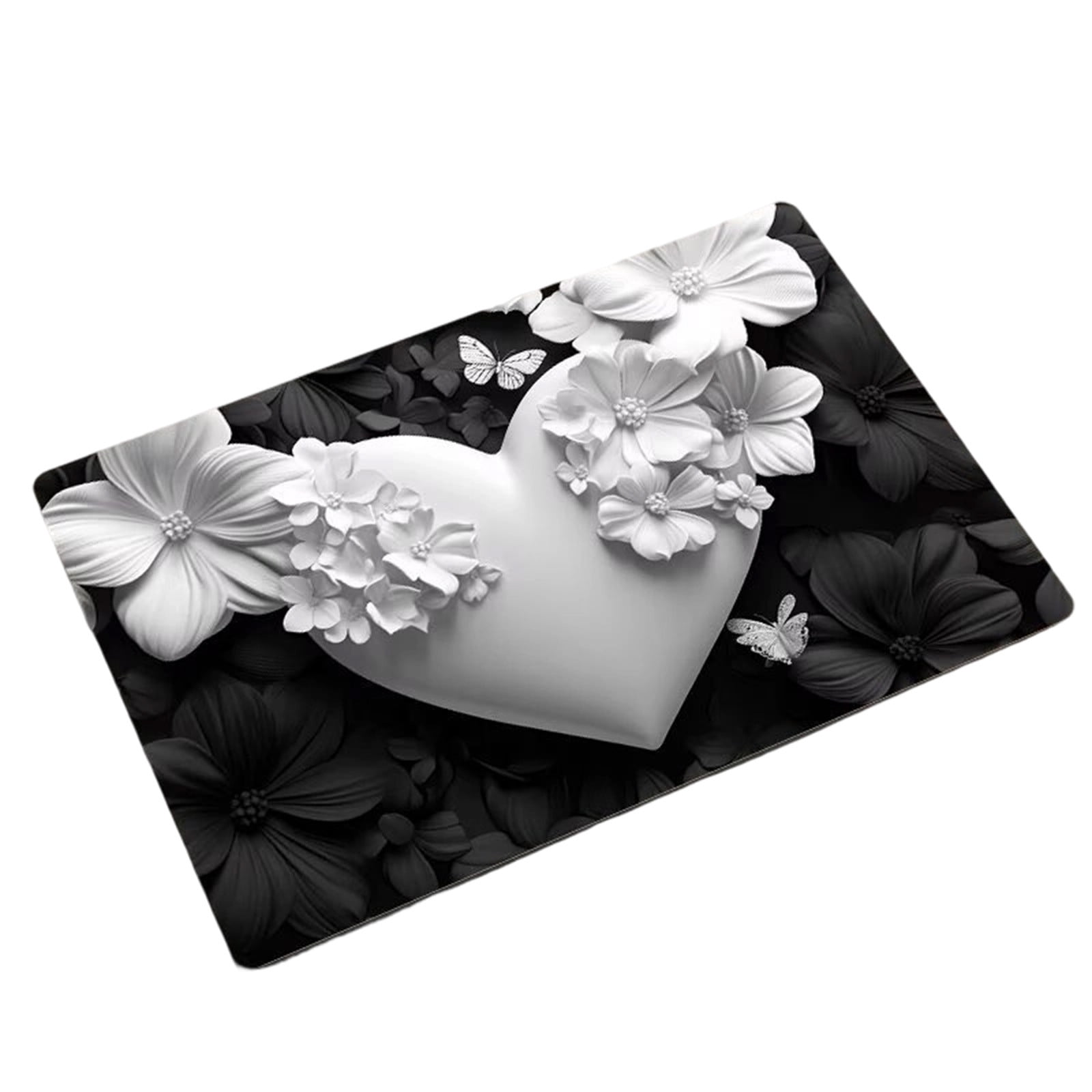 E Decorative Rug For Bathroom Hallway Or Entryway 23.62X15.74 Inch Non ...