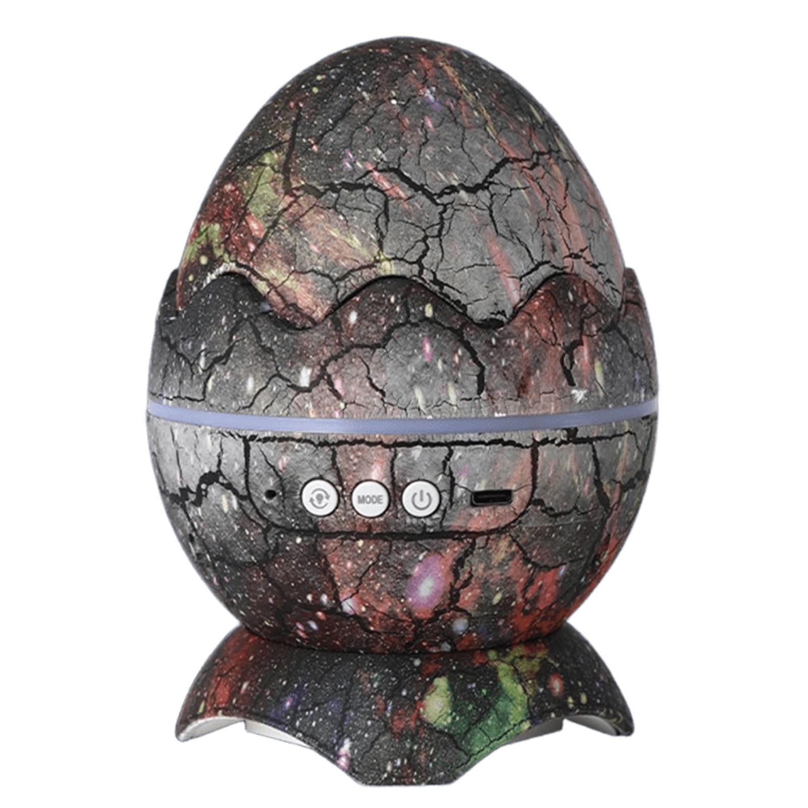 E Dinosaur Egg Night Light Projector 4 In 1 Starry Sky Ocean Wave ...