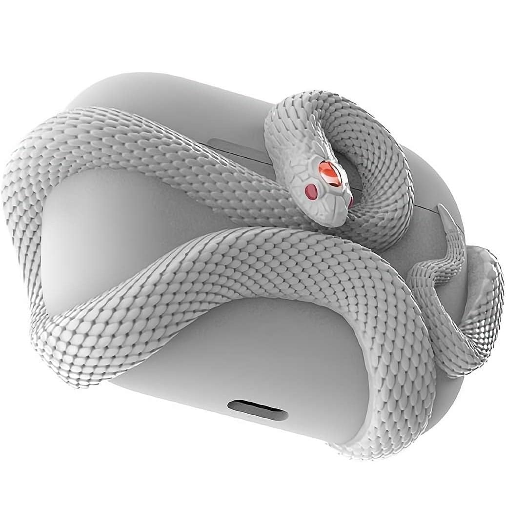 E EYAFA Creative 3D Snake Wireless Earphone Protective Case for ...