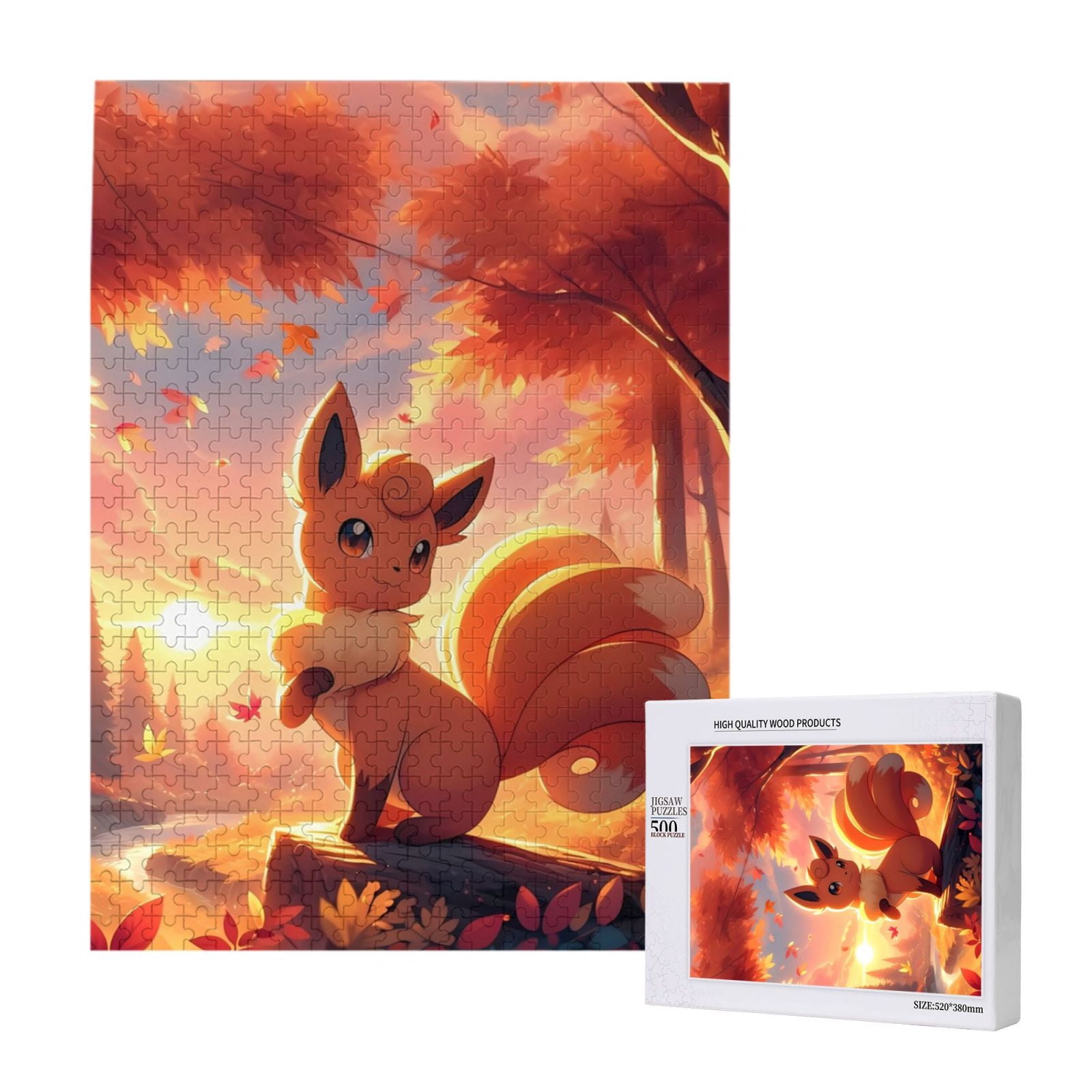 E-Evee Anime Puzzles Boys Girls Teens 300/500/1000 Piece Wooden Collage ...