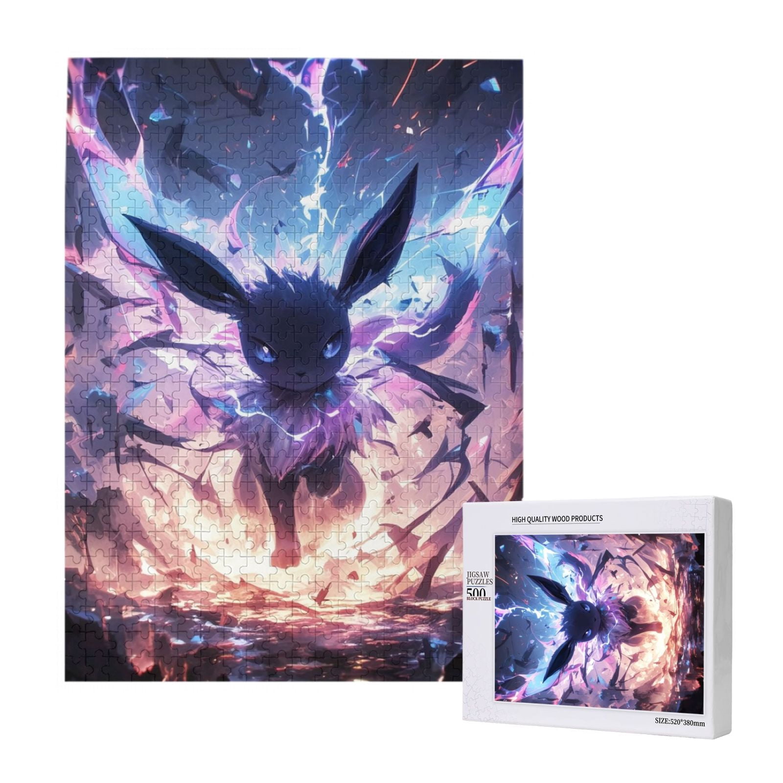 E-Evee Anime Puzzles Boys Girls Teens 300/500/1000 Piece Wooden Collage ...