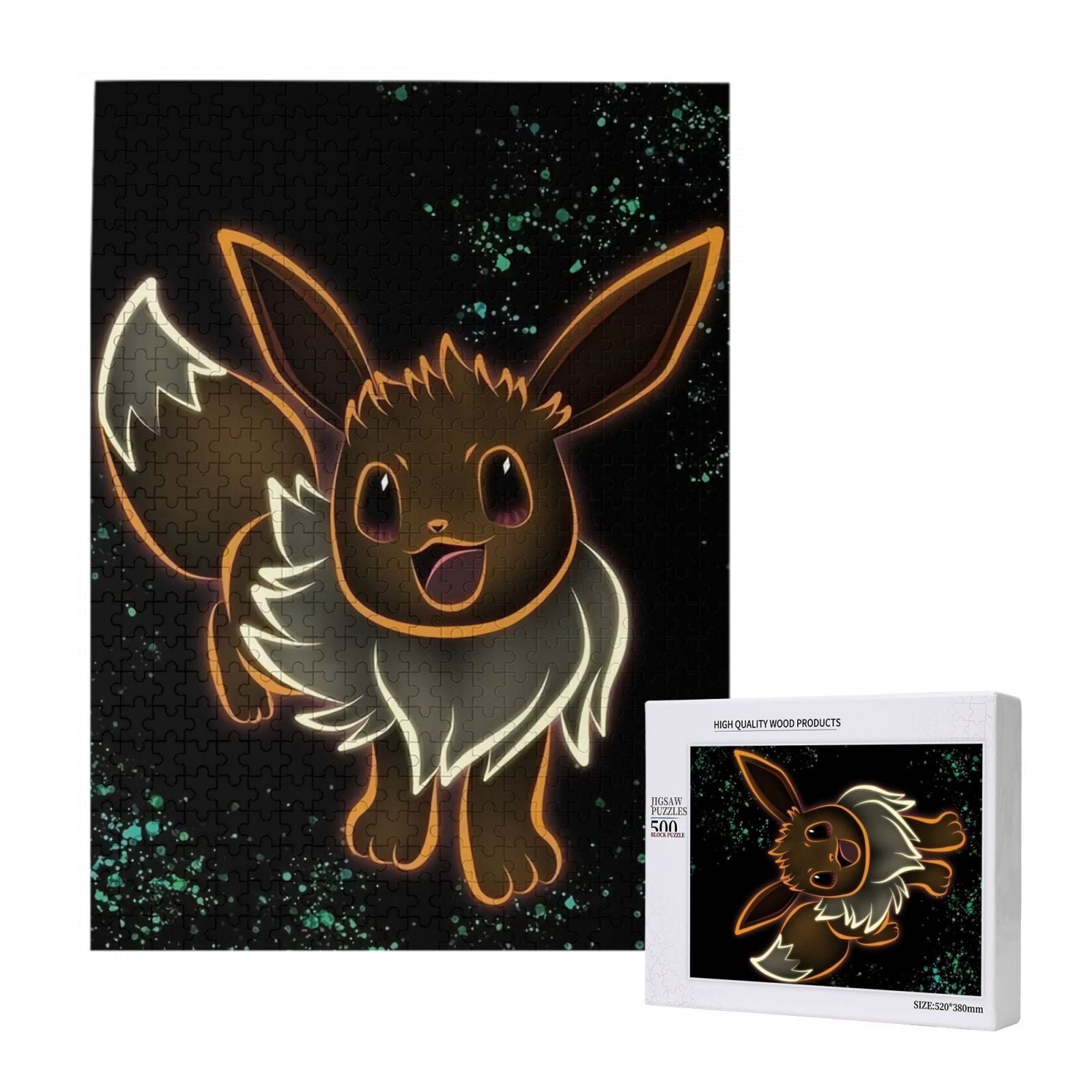 E-Evee Anime Puzzles Boys Girls Teens 300/500/1000 Piece Wooden Collage ...