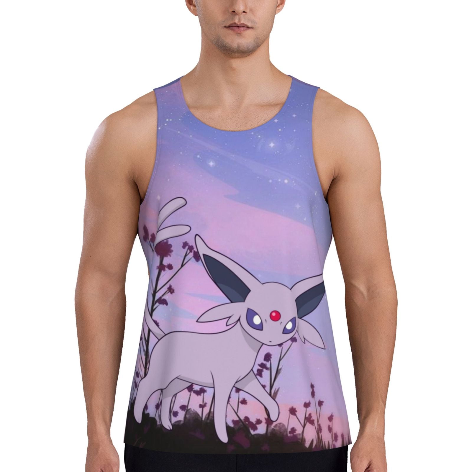 E-Evee Pokemon #X Men'S Tank Top, Men Workout Tank Tops Hip Hop Leisure ...