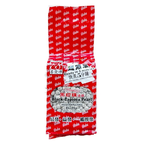 E-Fa, Black Pearl Boba, Ready to Serve, 25 Boba Drinks/kg - Walmart.com