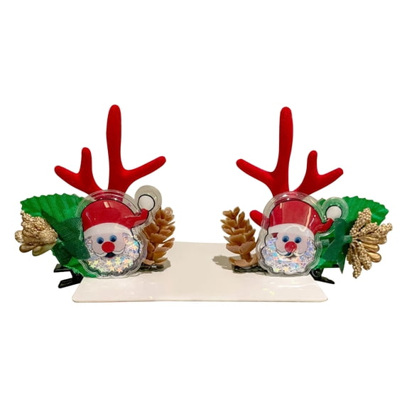 E Festive Hair Clip Collection For Kids With Christmas Themes For Party ...
