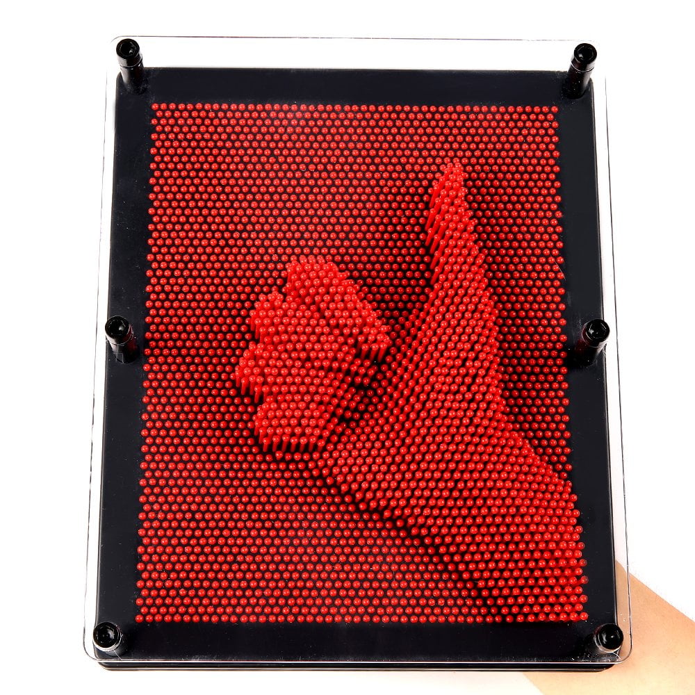 E-FirstFeeling 3D Pin Art Toy Extra Large 10" X 8" Pin Art Board Pin ...