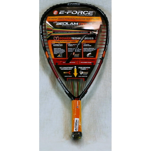 E-Force Bedlam-170-lite Racquetball Racquet - Walmart.com