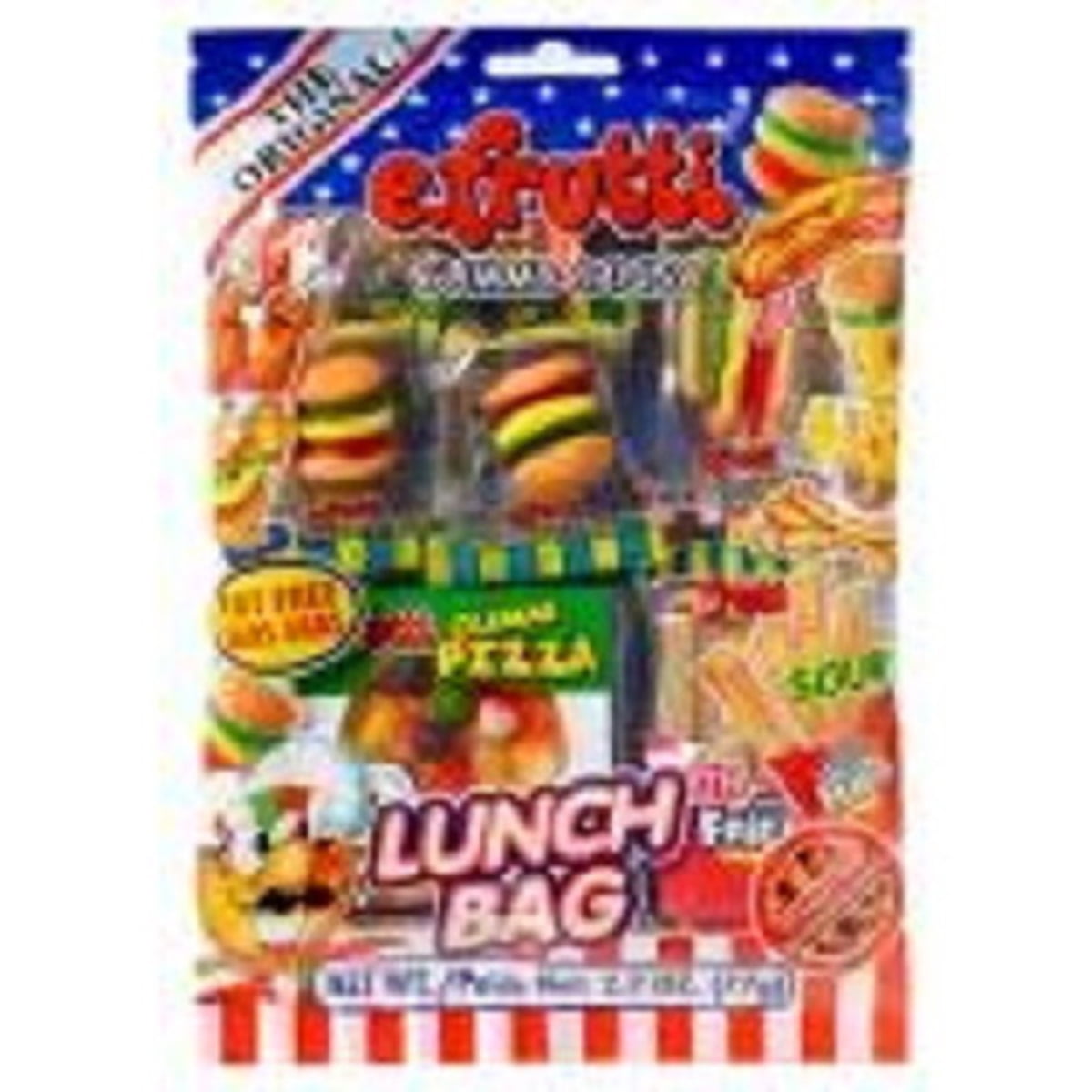 E.Frutti, Peg Gummi Lunch Bag, Count 12 (2.7 oz) - Sugar Candy / Grab ...