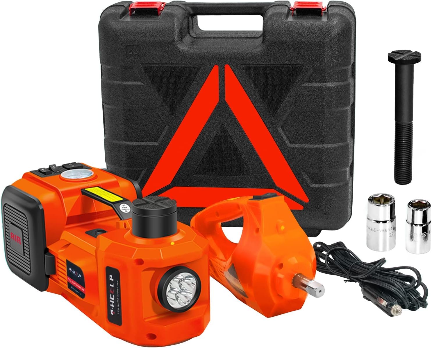 E-HEELP Electric Car Jack Kit 5Ton 12V Hydraulic Car Jack Lift (Lifting ...