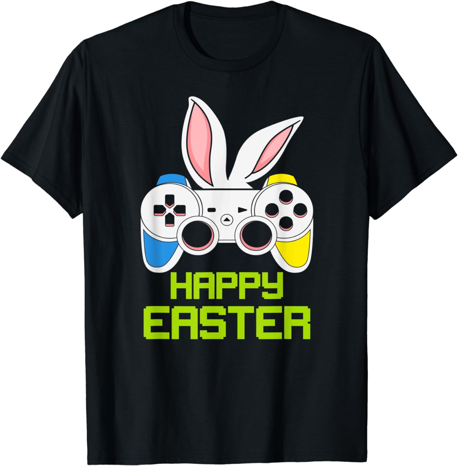 E IS FOR ENJOYING VIDEO GAMES Easter Video Gamer Boy Men T-Shirt ...