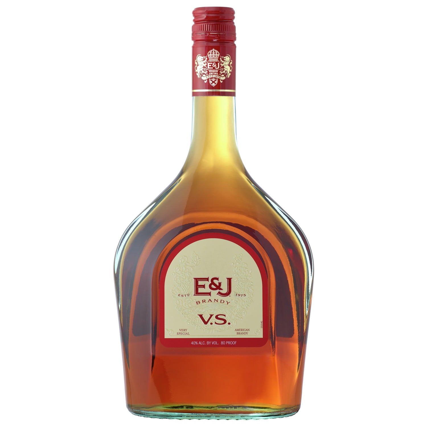 E&J VS Brandy, 1L Glass Bottle, 40% ABV - Walmart.com