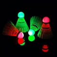 E-Jet Sport LED Badminton Shuttlecocks 4 Pieces, Glow in the Dark ...