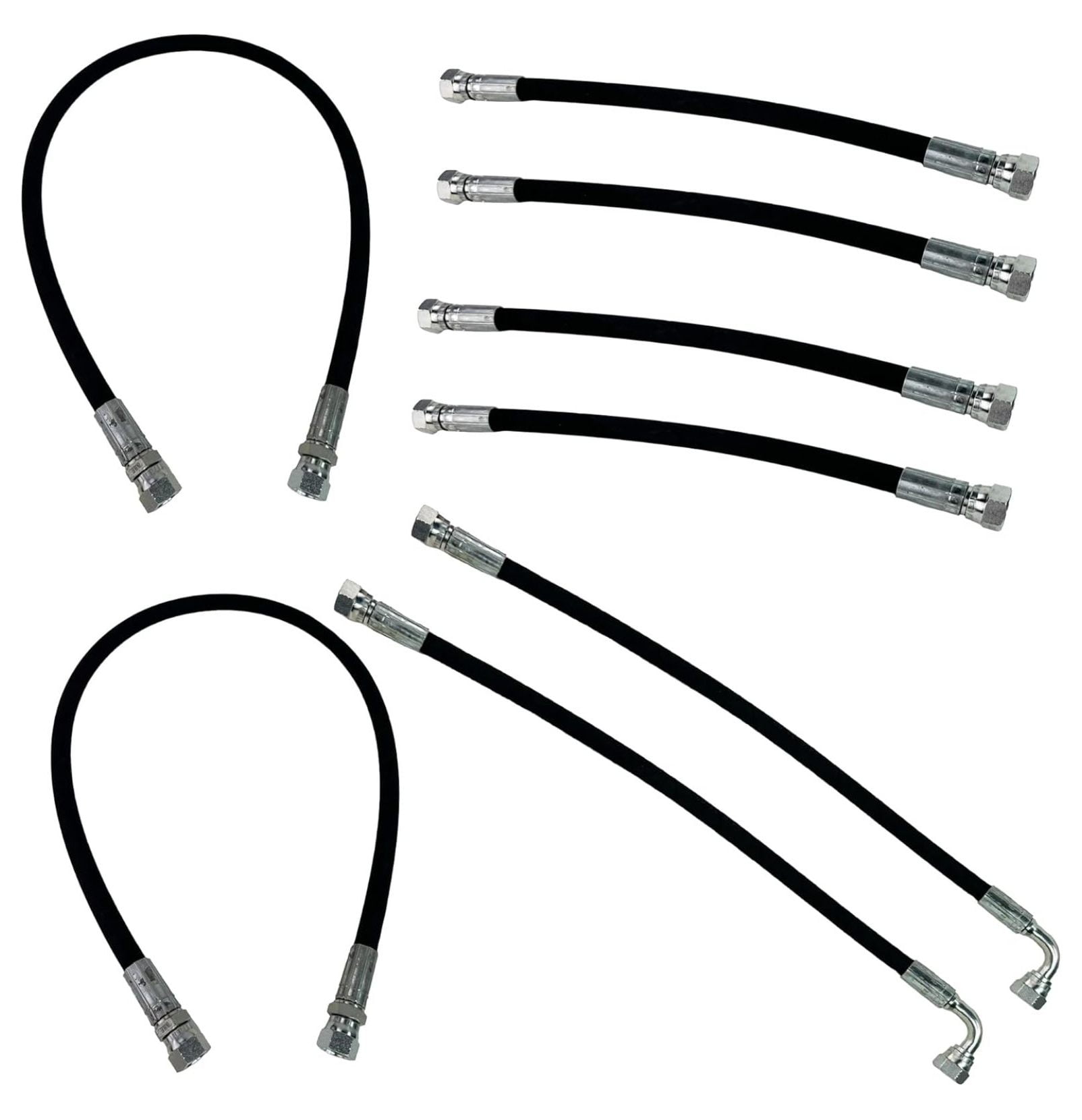 E-KLHK25 Front Loader Attachment & Bucket Cylinder Hose Kit for Kubota ...