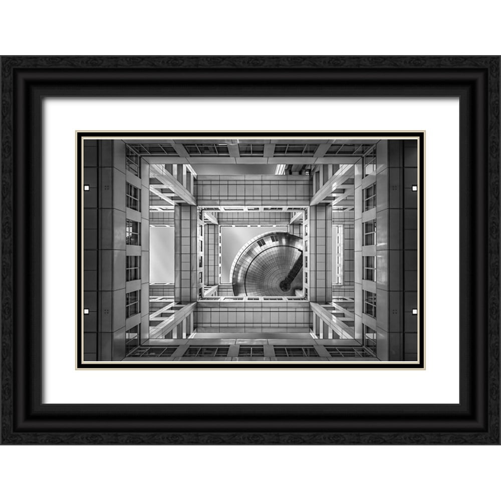 E. Karcz, Gary 18x13 Black Ornate Wood Framed with Double Matting ...
